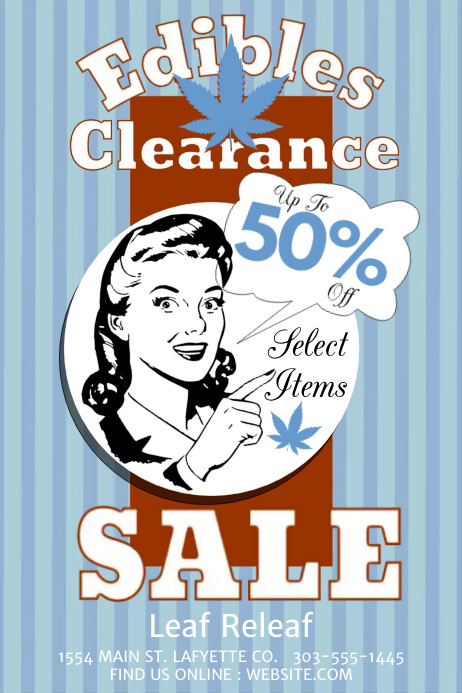 Edibles Template | PosterMyWall