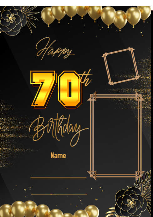 Copy of Editable birthday flyer design | PosterMyWall
