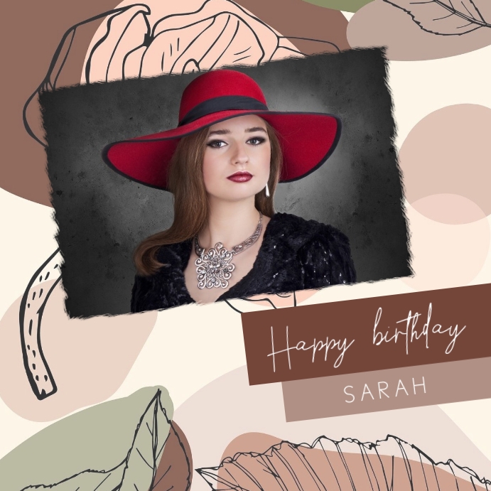 editable birthday greetings with photo Template | PosterMyWall