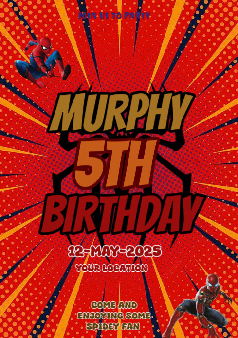 Editable birthday template | PosterMyWall