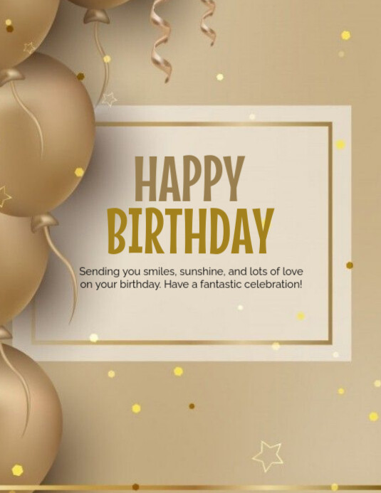 Editable birthday wish template | PosterMyWall