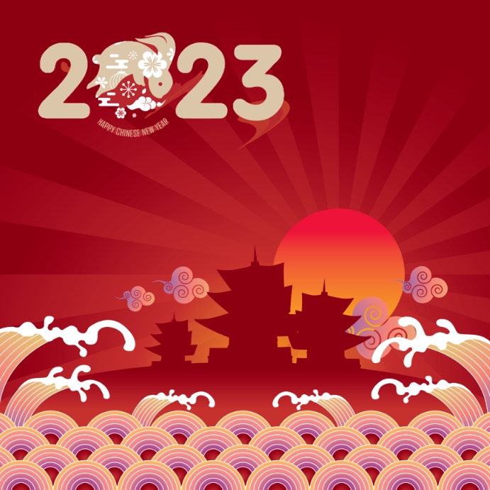 editable chinese new year greetings Template | PosterMyWall