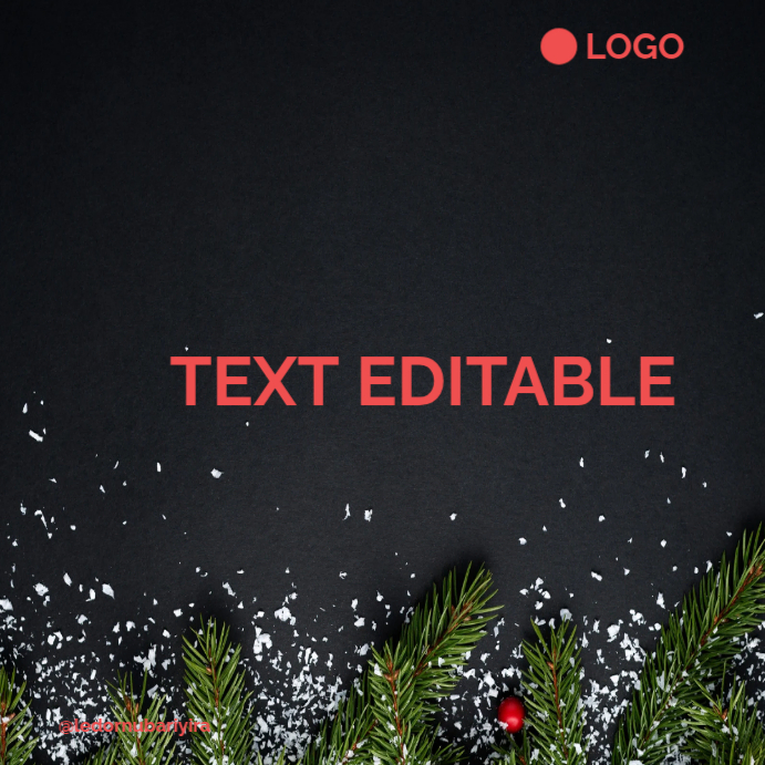 Editable Christmas design template | PosterMyWall
