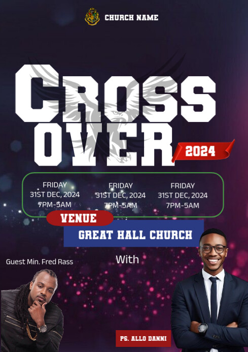 Editable church template | PosterMyWall