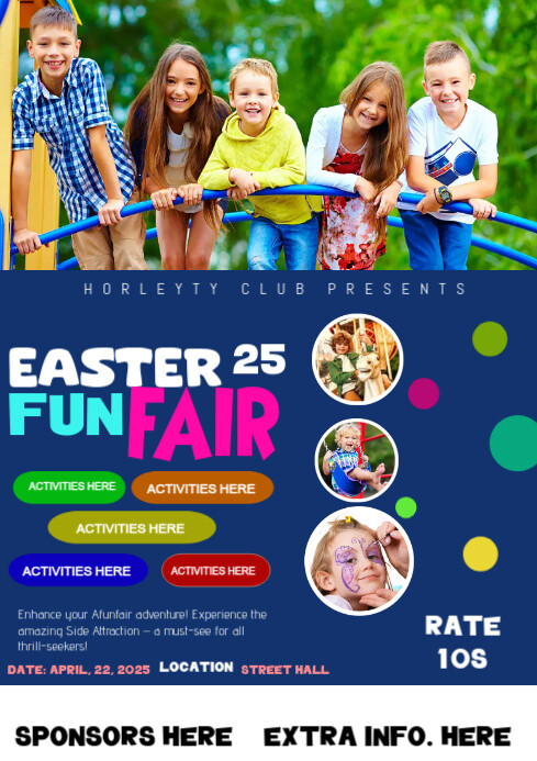 EDITABLE EASTER FLYER Template | PosterMyWall