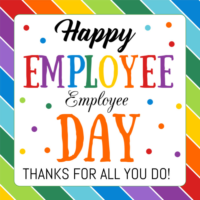 EDITABLE Employee Appreciation Day Tag Printable FREE Template ...