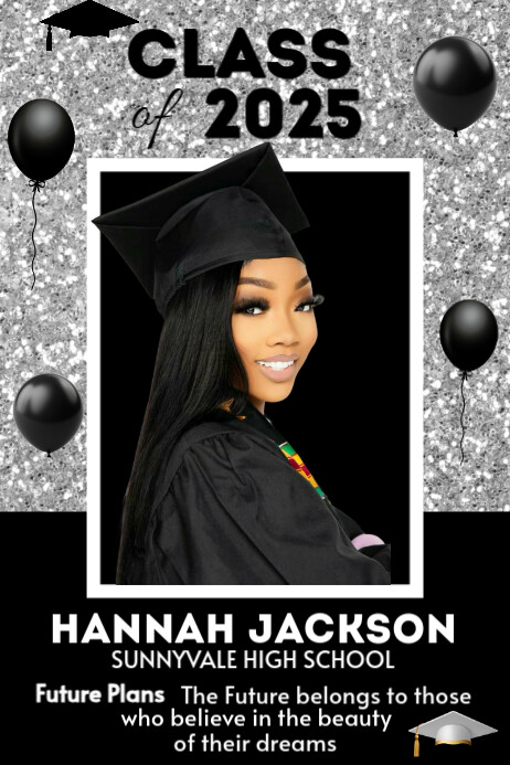 Copy of Editable graduation announcement | PosterMyWall