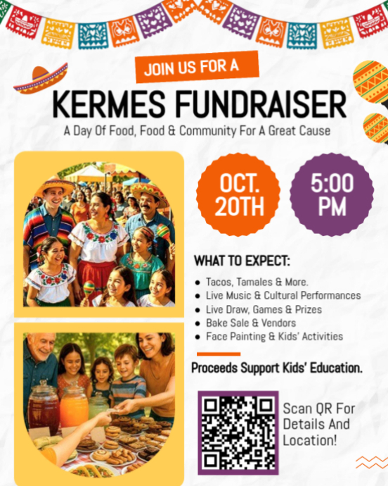 Editable Hispanic Kermes & Community Festival Flyer Template | PosterMyWall