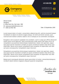 Letter Head Template | PosterMyWall