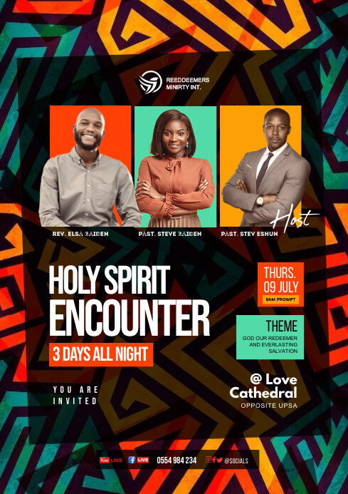 Editable Musical Church Event Flyer | PosterMyWall