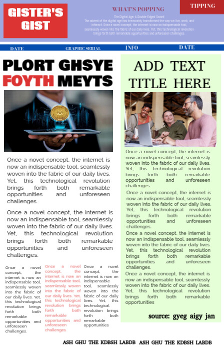 Editable news post Template | PosterMyWall