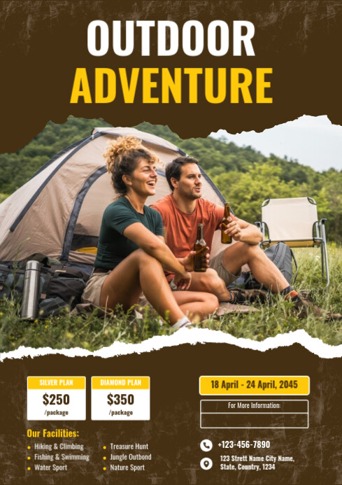 Copy of Editable Outdoor Adventure Flyer | PosterMyWall