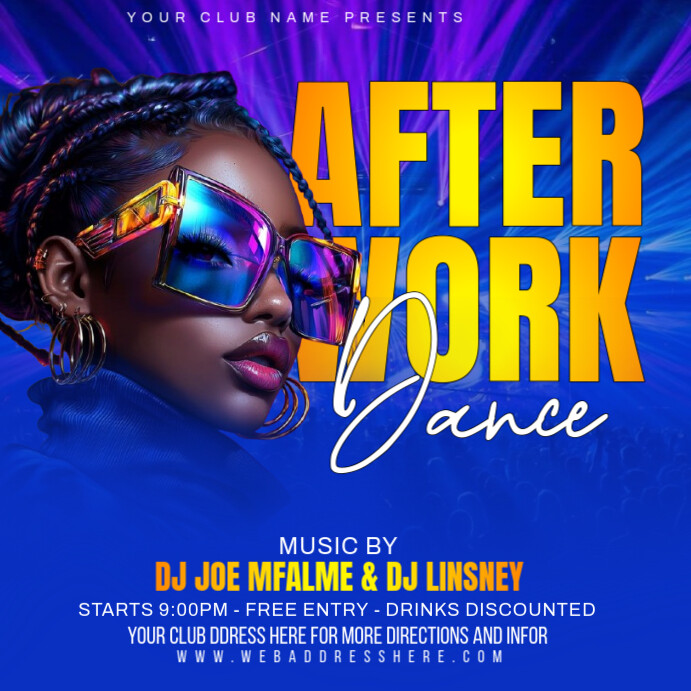 Copy of Editable party flyer template – ready to customize | PosterMyWall