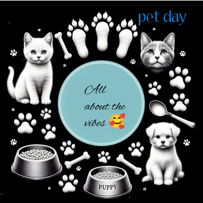 Editable pet day template | PosterMyWall