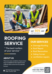 Roofing Flyer Template | PosterMyWall
