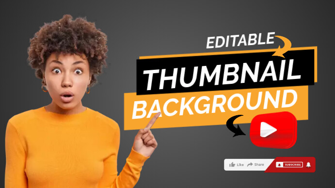 Editable thumbnail background Template | PosterMyWall