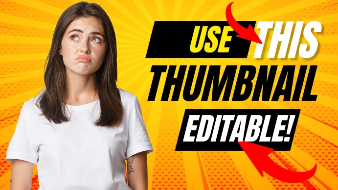 Editable Thumbnail template | PosterMyWall