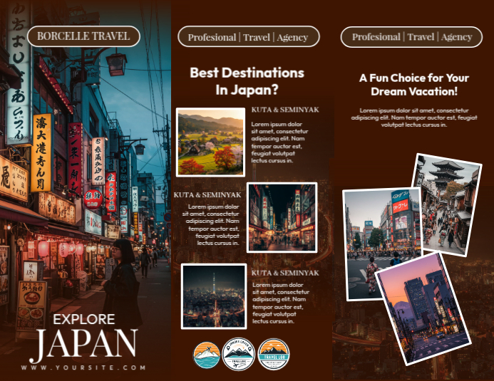 Editable Travel Brochure Template | PosterMyWall
