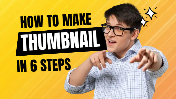 Editable Youtube thumbnail template | PosterMyWall