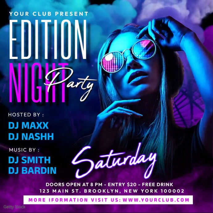 Edition Party Flyer Templat | PosterMyWall
