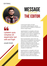 Editorial Page Layout Template | PosterMyWall