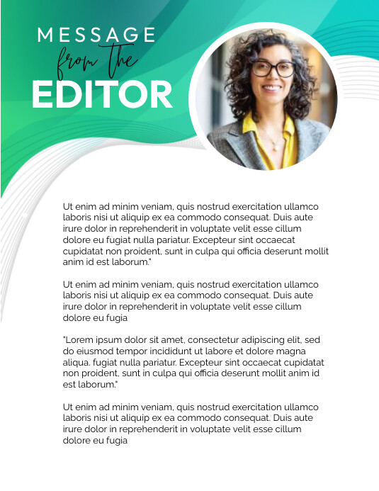 Copy of Editorial Page Layout Template | PosterMyWall