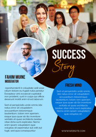 Editorial Page Layout Template | PosterMyWall