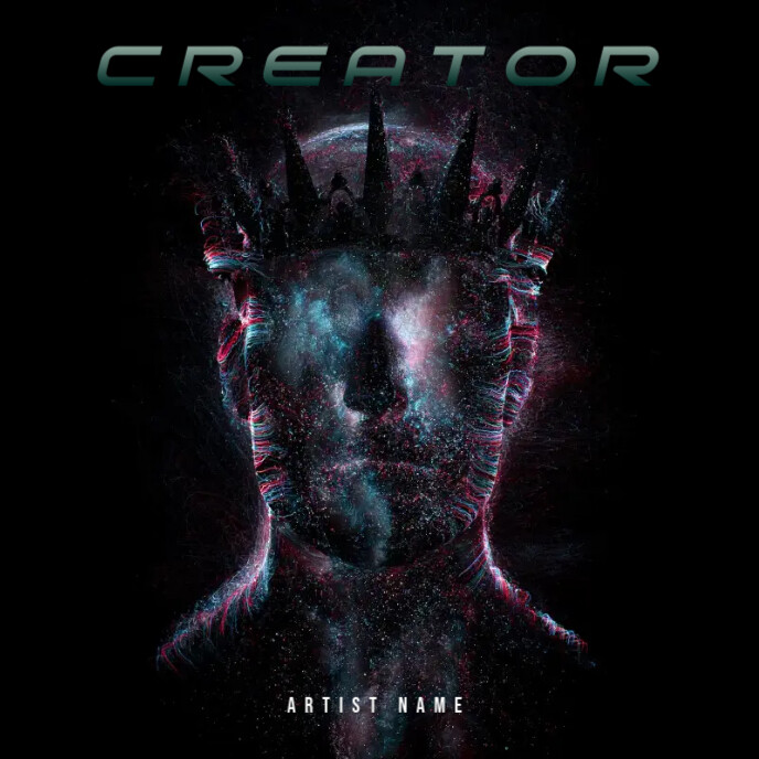 edm music album cover design Template | PosterMyWall