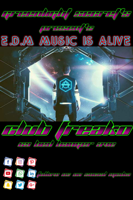 edm party Template | PosterMyWall