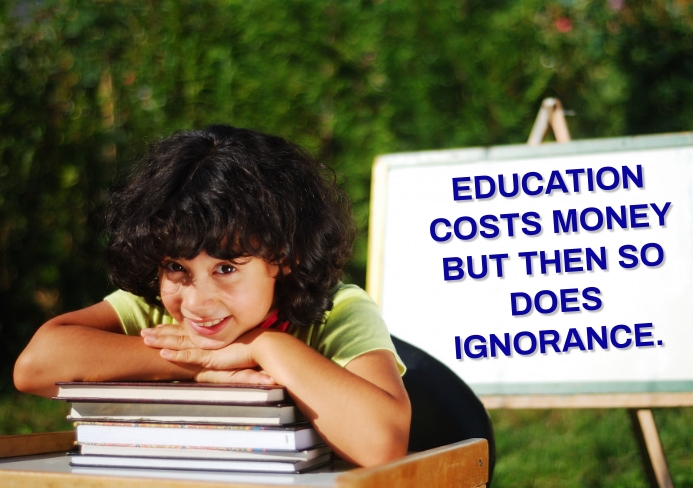 EDUCATION AND IGNORANCE QUOTE TEMPLATE | PosterMyWall