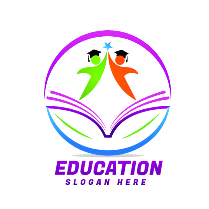 Plantilla de Education-book-school-student-academic-bright-vector- Logo ...