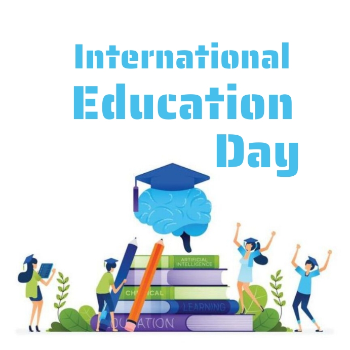 Plantilla de Día de La Educación de | PosterMyWall