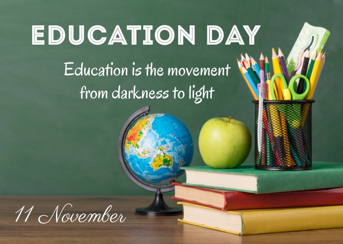Plantilla de Día de La Educación de | PosterMyWall