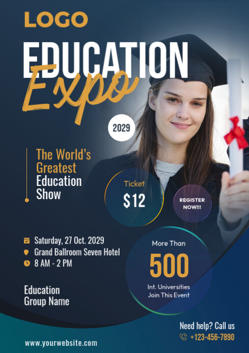 Copy of Education Expo Flyer | PosterMyWall