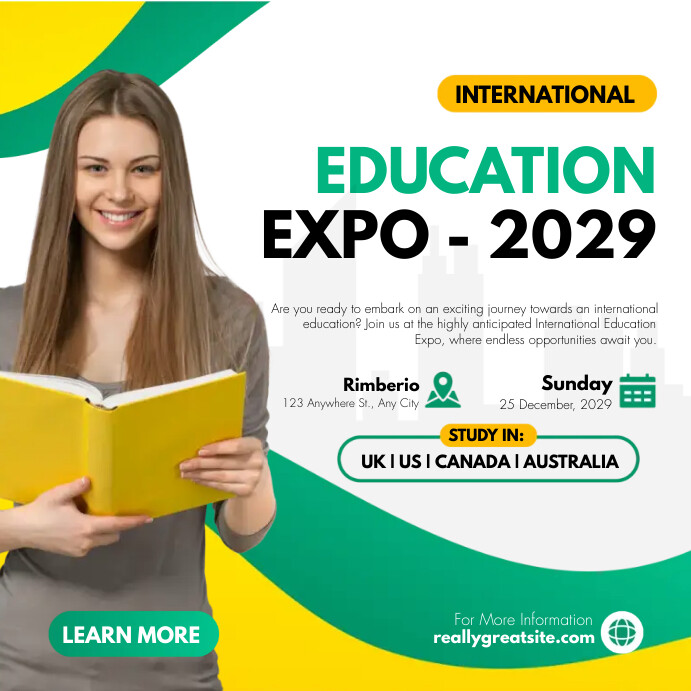 EDUCATION EXPO FLYERS Template | PosterMyWall