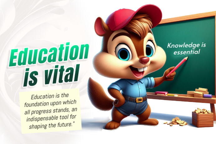 Modèle EDUCATION IS VITAL | PosterMyWall