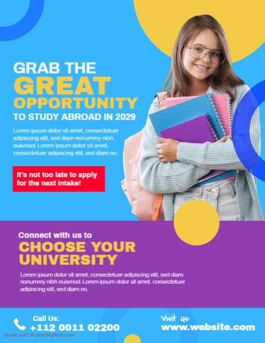 Educational Consultancy Flyer Template | PosterMyWall