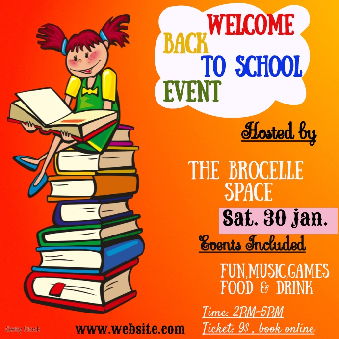 Educational invitation post Template | PosterMyWall