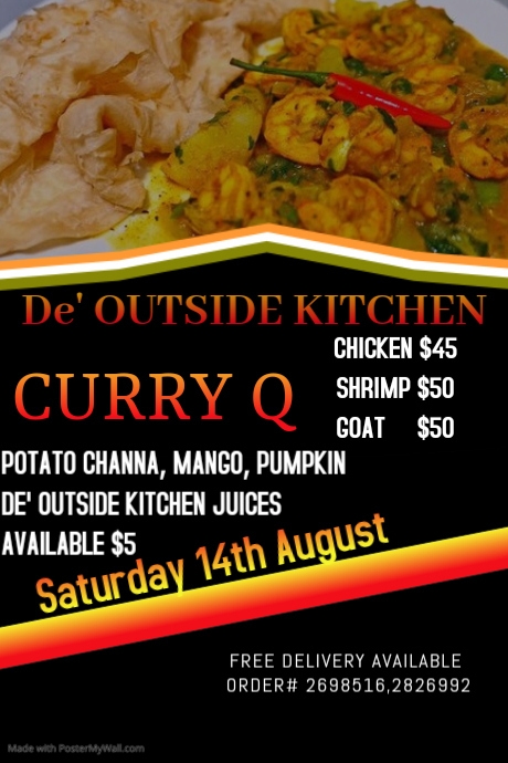 Copy of Indian Food Restaurant Flyer Template | PosterMyWall