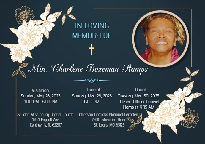 Obituary Funeral Template | PosterMyWall