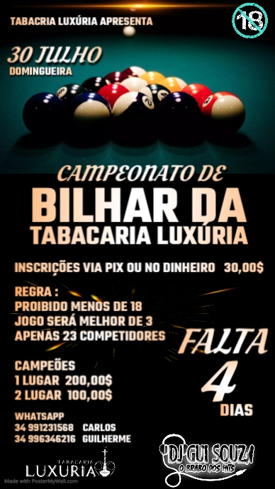 Copy of Billiards tournament invitation flyer | PosterMyWall