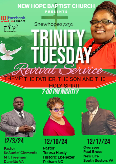 Trinity Sunday Service | PosterMyWall