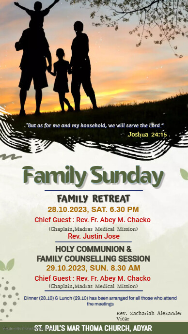 Family Sunday (1) | PosterMyWall