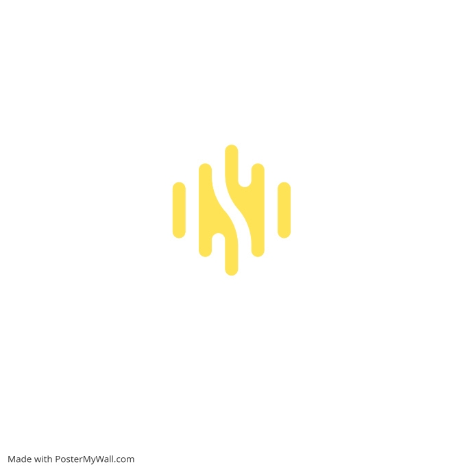 Copy of Copy of white and yellow music logo template design | PosterMyWall