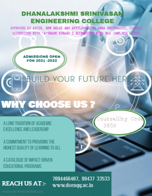 Copy of College admissions flyer | PosterMyWall