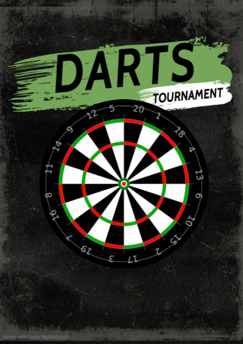 Copy of Copy of Copy of Darts Night Flyer Template | PosterMyWall