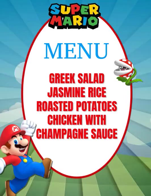 Mario Birthday Party Invitation Template | PosterMyWall