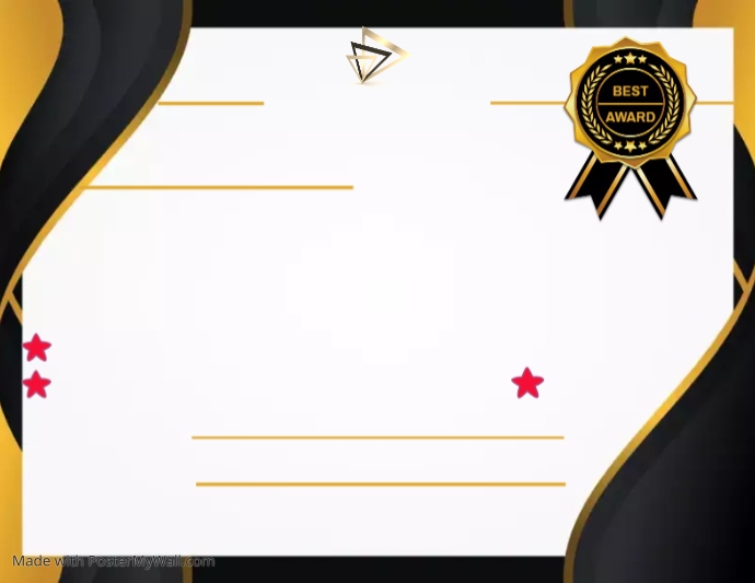 Certificate Template | PosterMyWall