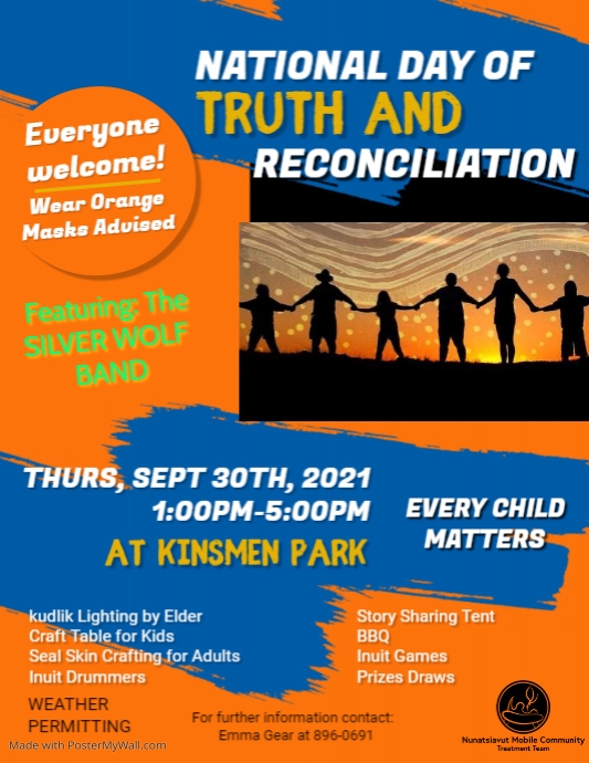 TRUTH AND RECONCILIATION SEPT 30 | PosterMyWall
