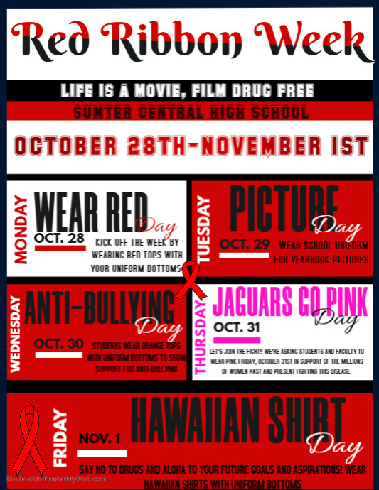 Spirit Week Flyer | PosterMyWall